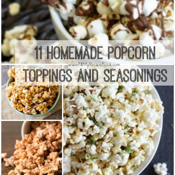 11 Homemade Popcorn Toppings and Seasonings - Fill My Recipe Book