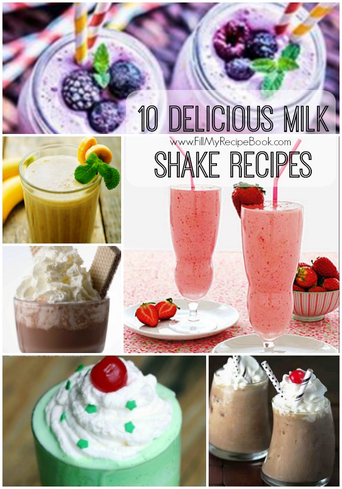 10 delicious milk shake recipes - Fill My Recipe Book