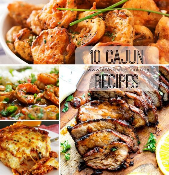 10 Cajun Recipes - Fill My Recipe Book