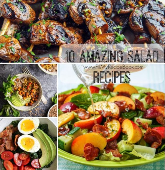10 Amazing Salad Recipes - Fill My Recipe Book