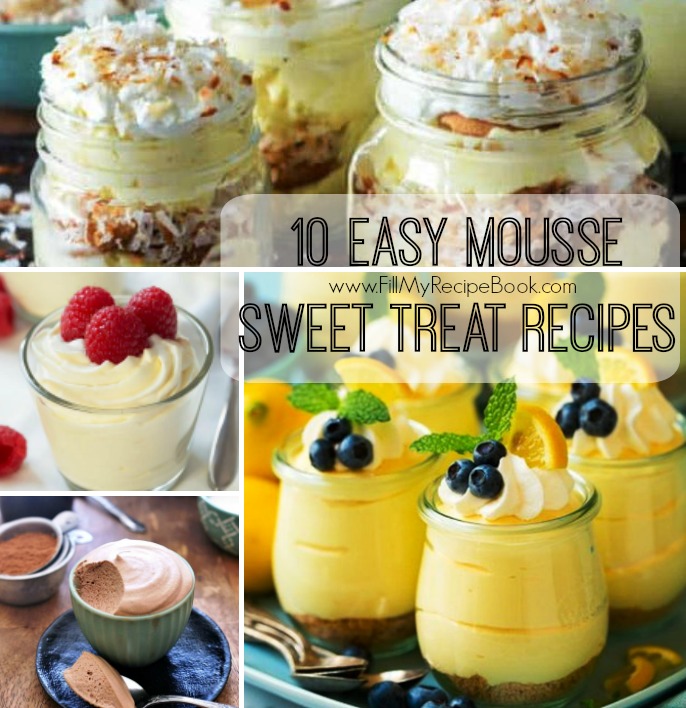 10 Easy Mousse Sweet Treat Recipes - Fill My Recipe Book