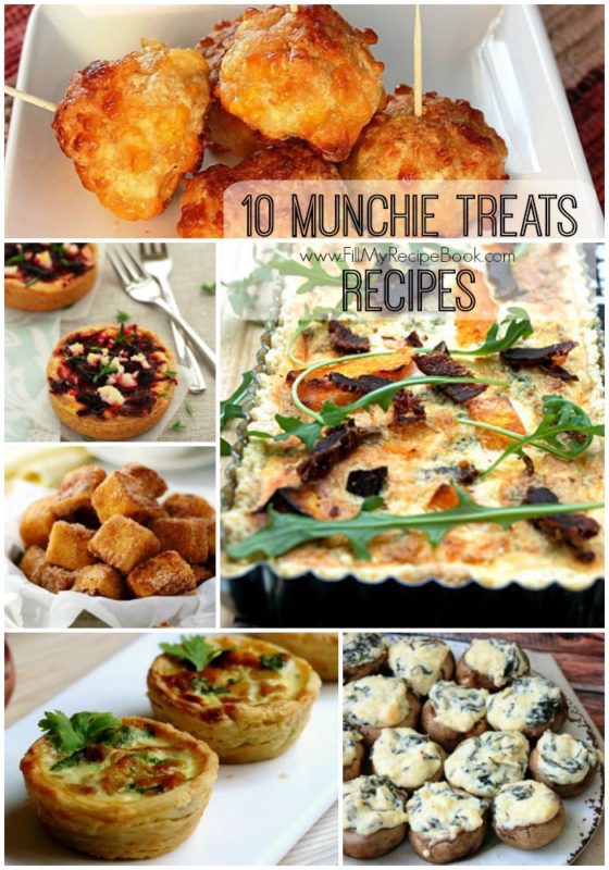 10 Munchie Treats Recipes - Fill My Recipe Book