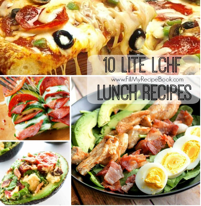 10 Lite LCHF Lunch Recipes - Fill My Recipe Book