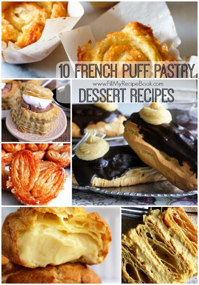 10 French Puff Pastry Desserts - Fill My Recipe Book