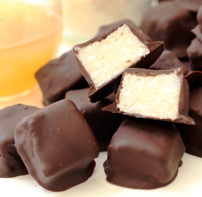 coconut-chews-cut-in-half- Fill My Recipe Book