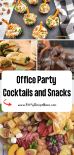 Office Party Cocktails and Snacks - Fill My Recipe Book