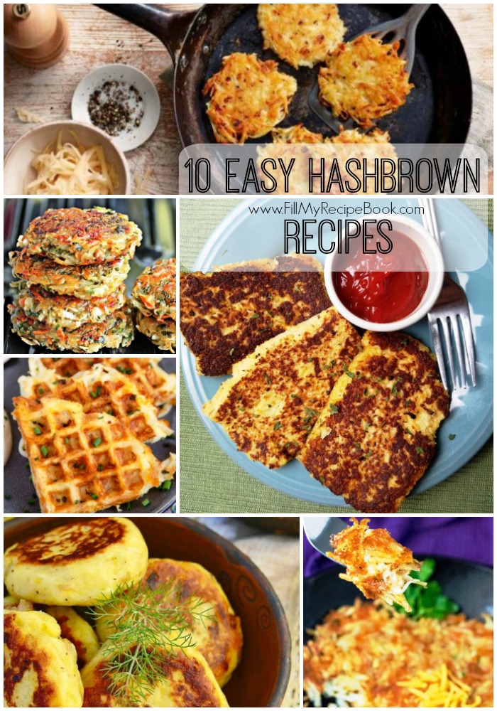 10 Easy Hash Brown Recipes FB - Fill My Recipe Book