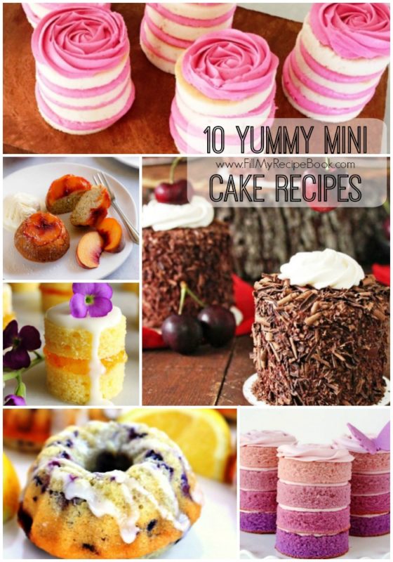10 Yummy Mini Cake Recipes - Fill My Recipe Book