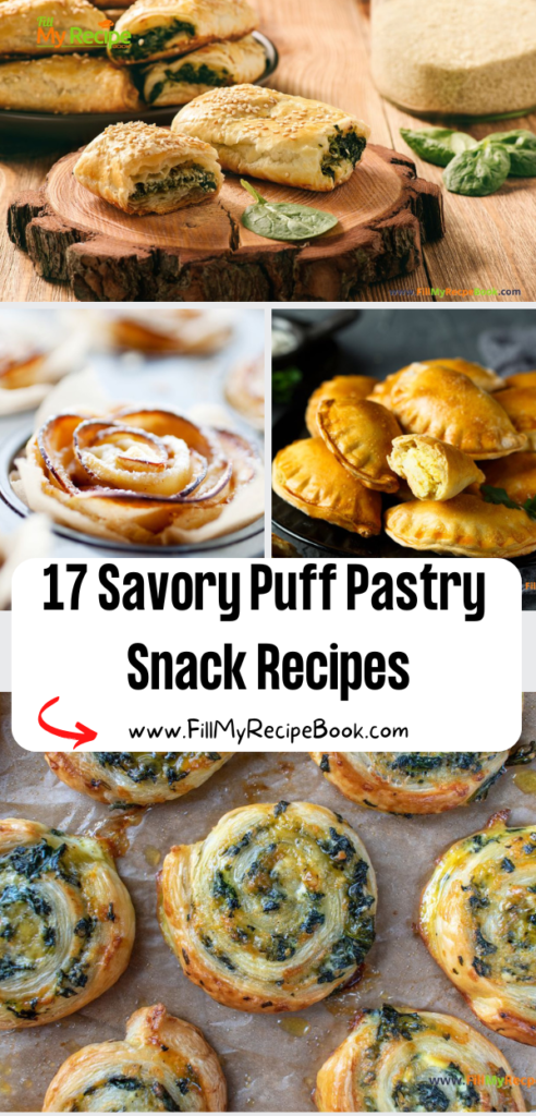 17 Savory Puff Pastry Snack Recipes - Fill My Recipe Book