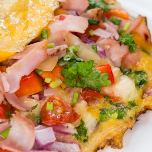Cheese and Bacon Omelet Recipe - Fill My Recipe Book