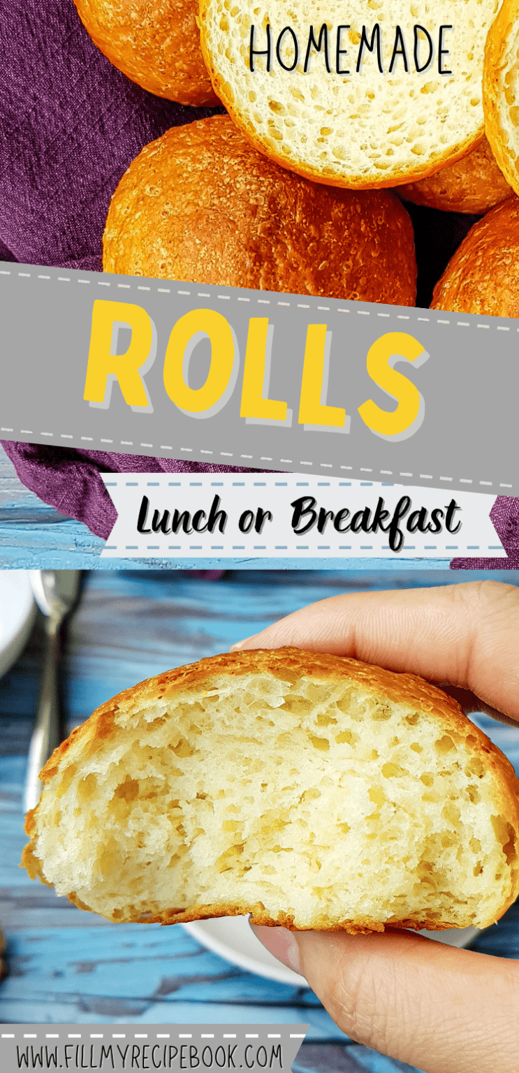Homemade Lunch Rolls - Fill My Recipe Book