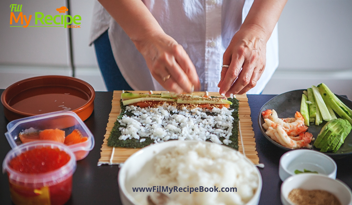 How-To-Make-Your-Own-Sushi-6-1 - Fill My Recipe Book