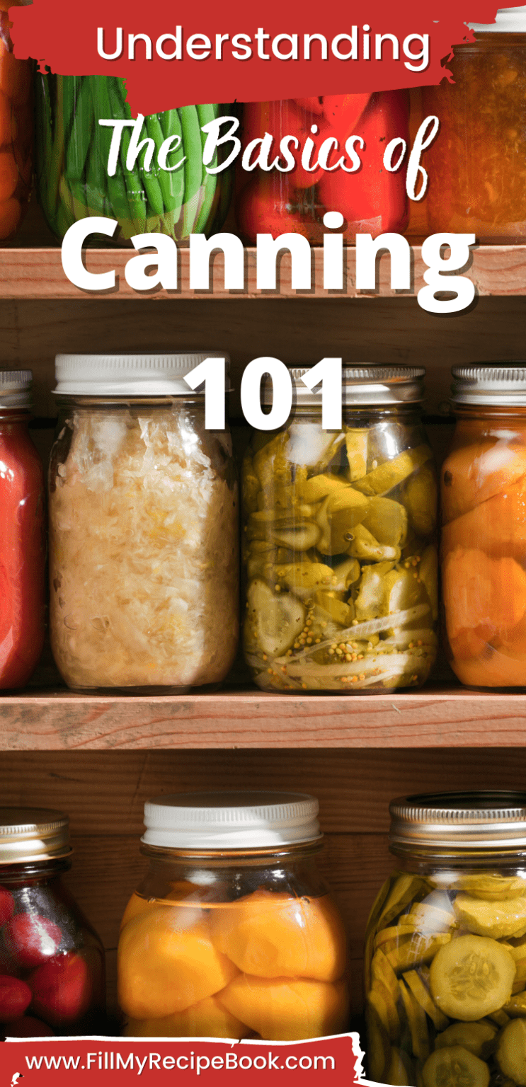Understanding the Basics of Canning 101 - Fill My Recipe Book
