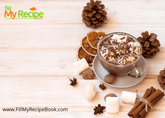 Cinnamon Hot Chocolate and Marshmallows - Fill My Recipe Book