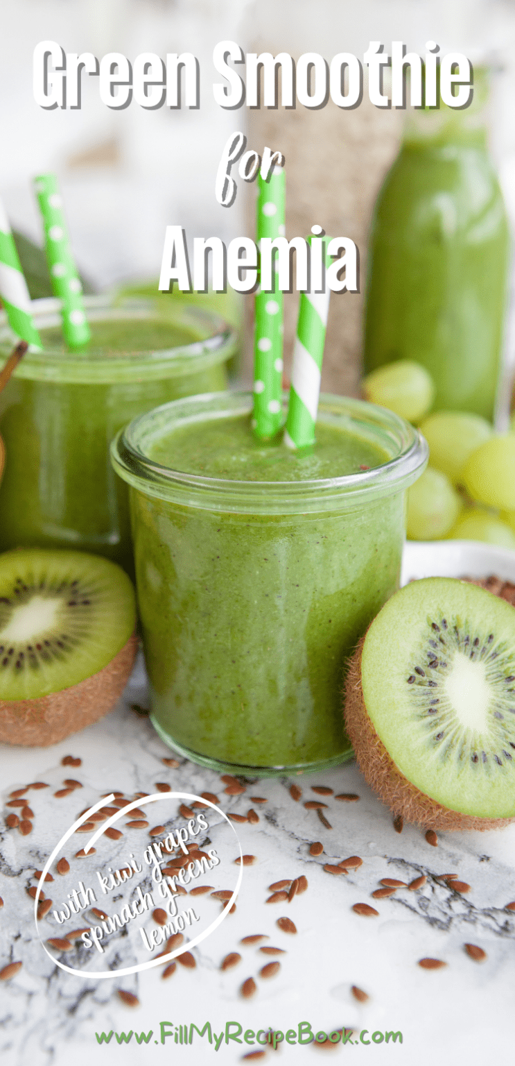 Green Smoothie for Anemia - Fill My Recipe Book