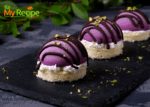 Mini Blueberry Mousse Cakes Glazed - Fill My Recipe Book