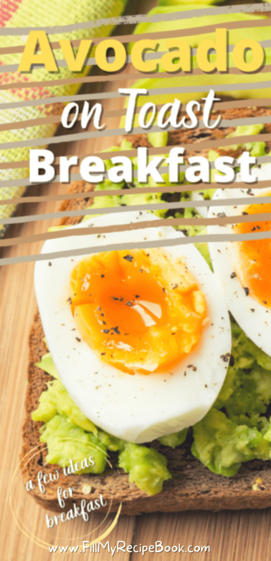 Avocado on Toast Breakfast - Fill My Recipe Book