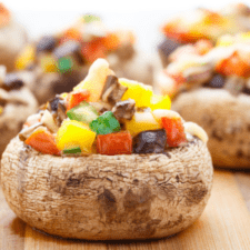 Easy Stuffed Portabella Pizza - Fill My Recipe Book