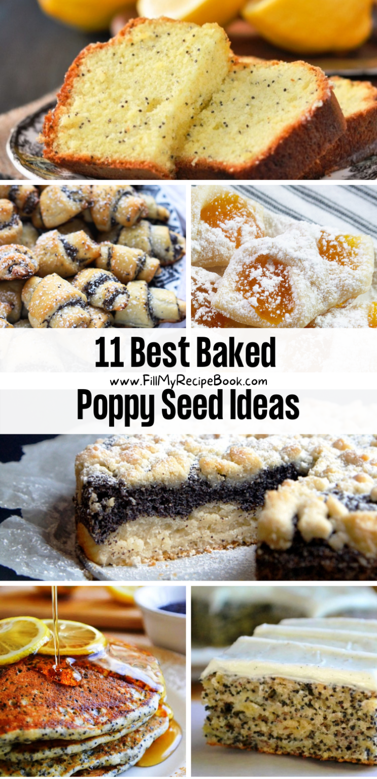 11 Best Baked Poppy Seed Ideas - Fill My Recipe Book