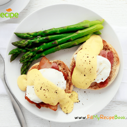 Eggs Benedict Breakfast Recipe - Fill My Recipe Book