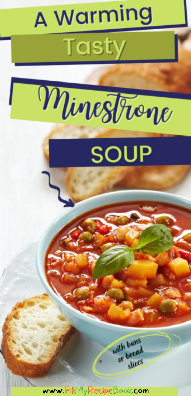 Tasty Minestrone Soup - Fill My Recipe Book