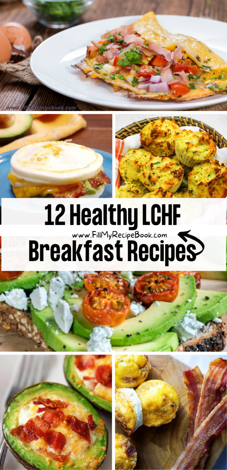 12 Healthy LCHF Breakfast Recipes - Fill My Recipe Book