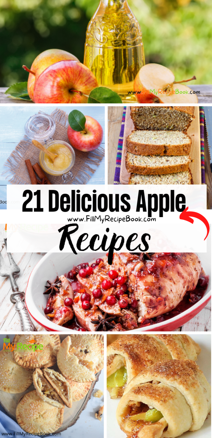 21 Delicious Apple Recipes - Fill My Recipe Book