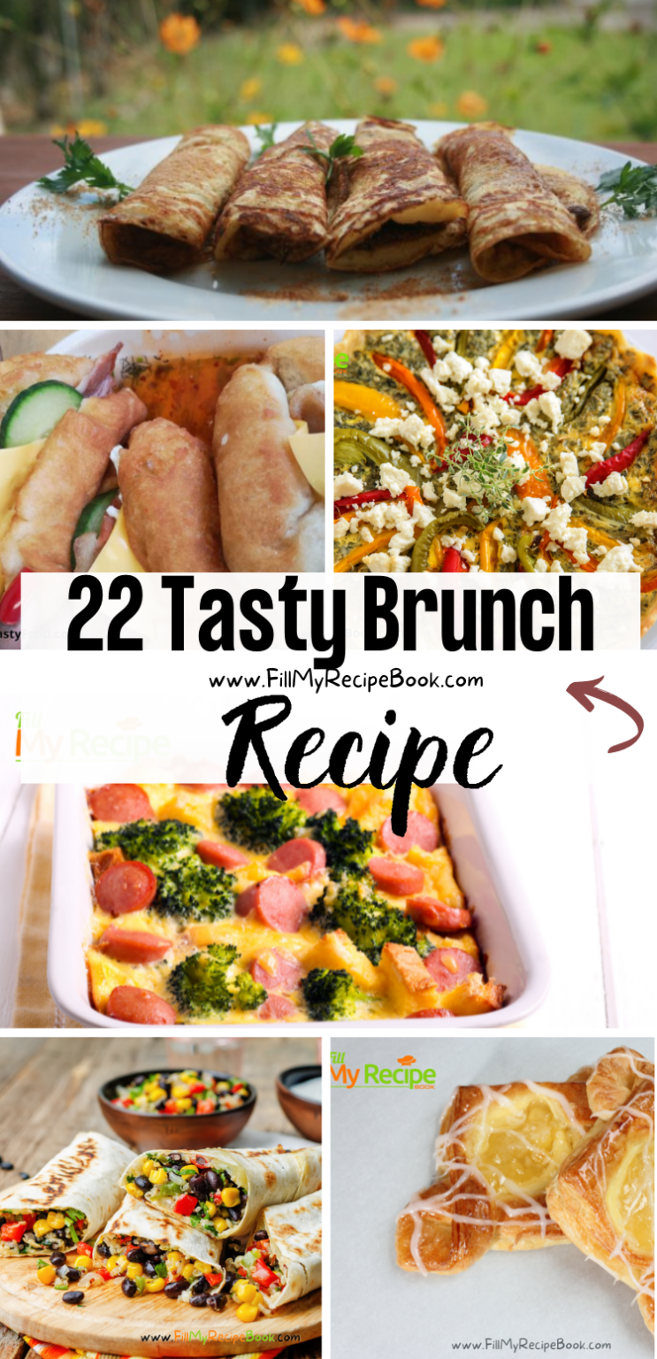 22 Tasty Brunch Recipes - Fill My Recipe Book