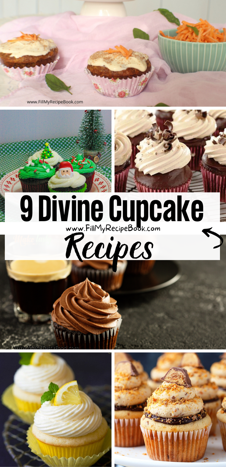 9 Divine Cupcake Recipes - Fill My Recipe Book
