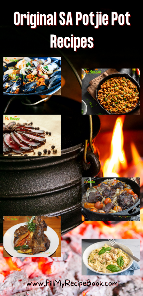 Original SA Potjie Pot Recipes - Fill My Recipe Book