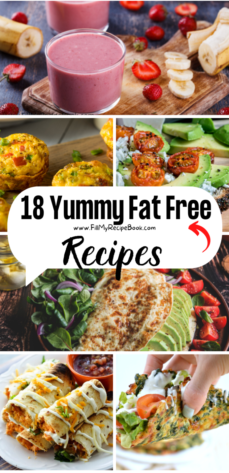 18 Yummy Fat Free Recipes - Fill My Recipe Book