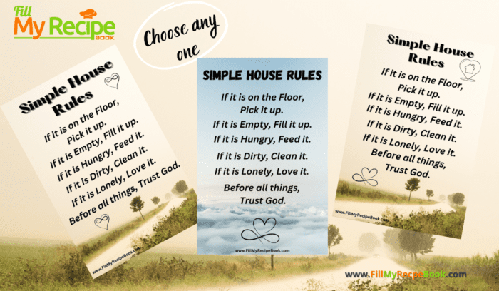 Simple-House-Rules-Printable-2-1 - Fill My Recipe Book
