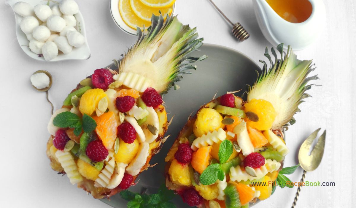 Tropical-Pineapple-Fruit-Salad-4 - Fill My Recipe Book
