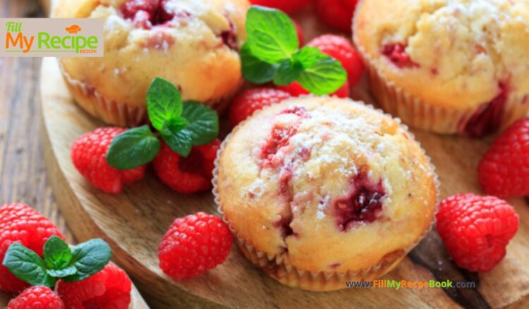 Fresh Homemade Raspberry Muffins - Fill My Recipe Book