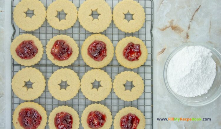 Homemade Linzer Raspberry Jam Cookies - Fill My Recipe Book