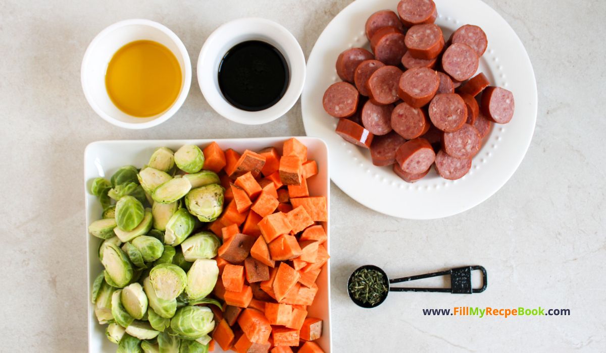 Sausage and Veggies Sheet Pan Dinner - Fill My Recipe Book