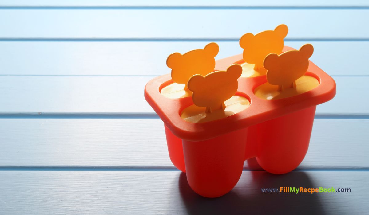 Simple Homemade Orange Popsicles - Fill My Recipe Book