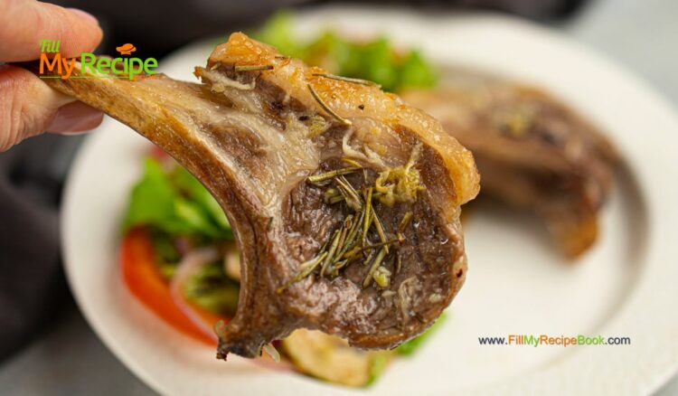 Simple Roasted Lamb Chops - Fill My Recipe Book