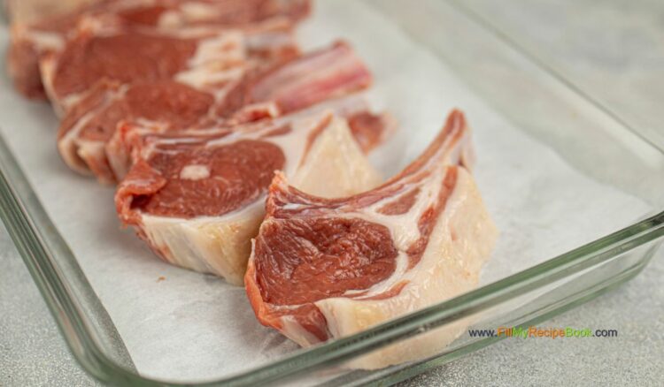 Simple Roasted Lamb Chops - Fill My Recipe Book