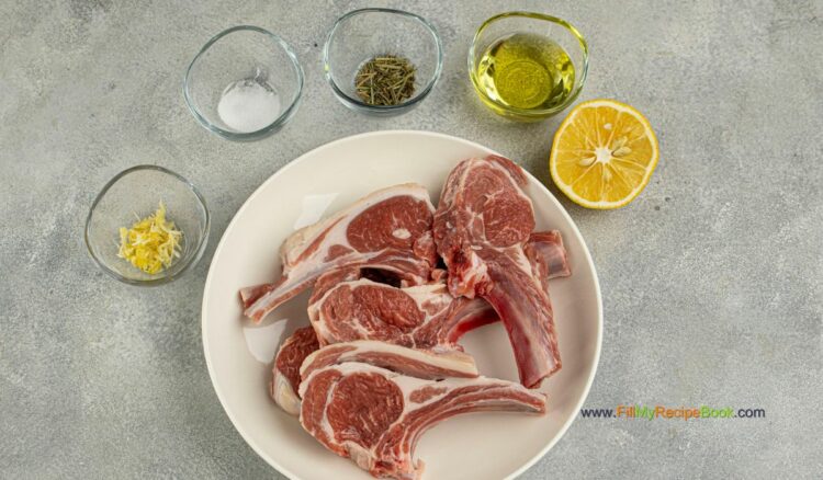 Simple Roasted Lamb Chops - Fill My Recipe Book