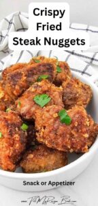 Crispy Fried Steak Nuggets - Fill My Recipe Book